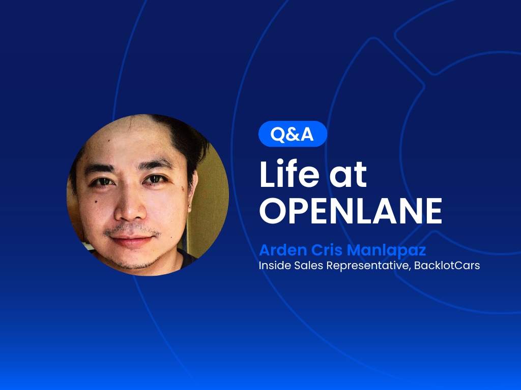 Life at OPENLANE: Q&A with Arden Cris Manlapaz, Inside Sales ...
